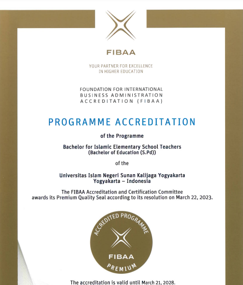 Pendidikan Guru Madrasah Ibtidaiyah UIN Sunan Kalijaga Yogyakarta